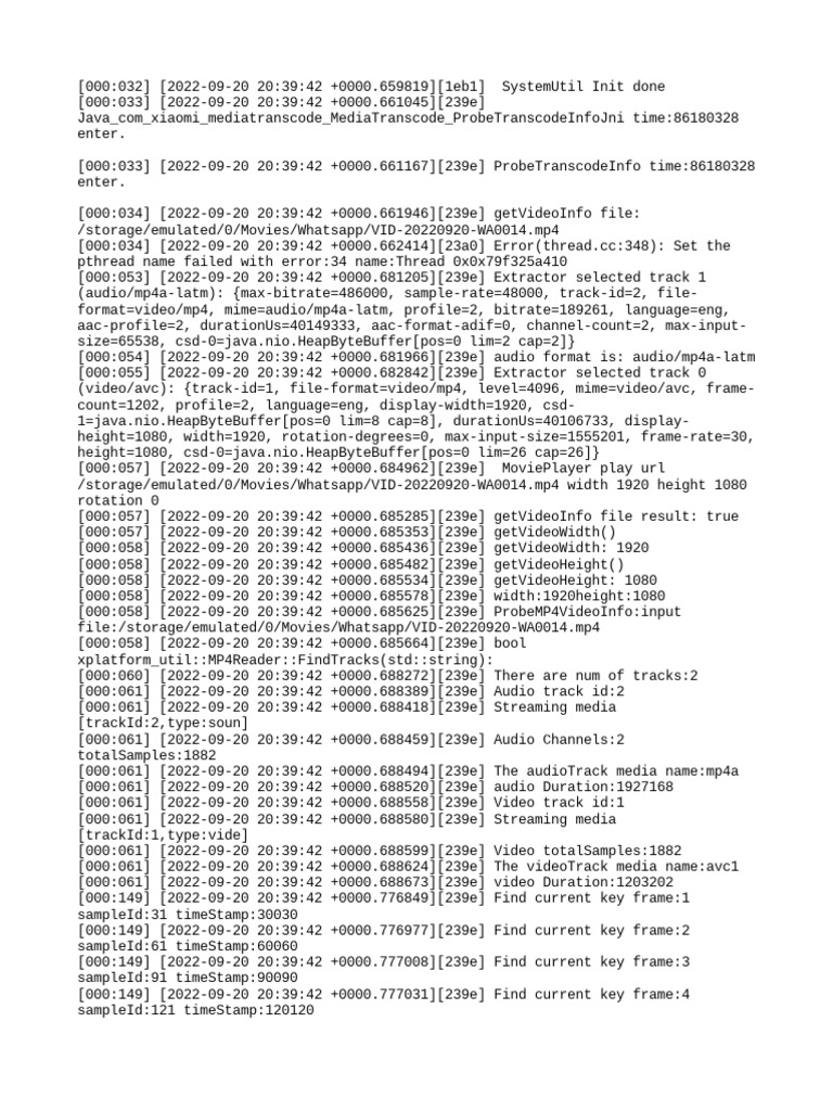 Trace | PDF | Codec | Data Compression