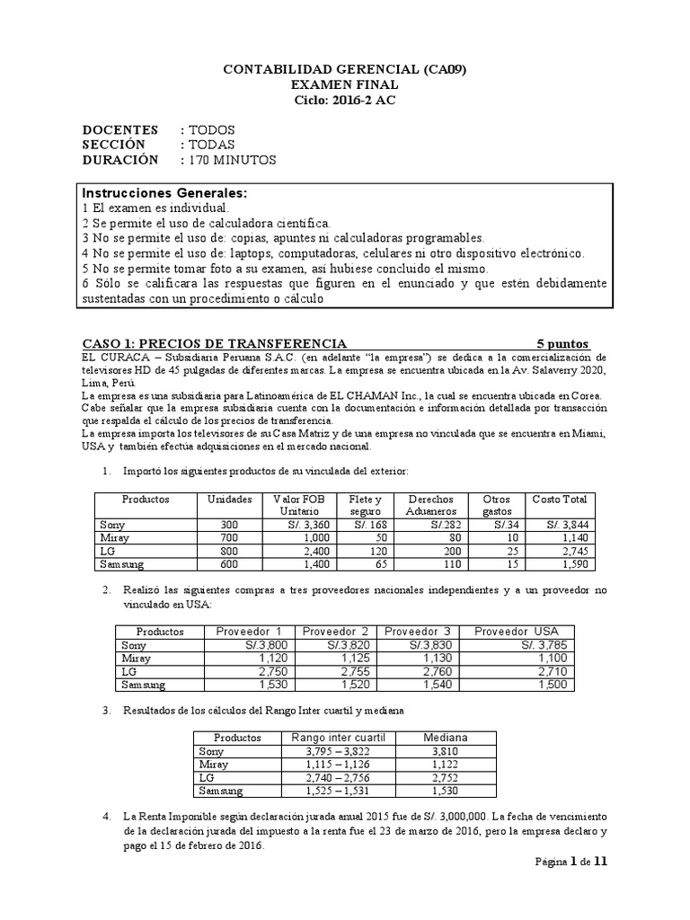 Ca09 Ef 2016-2 | PDF | Economias | Business