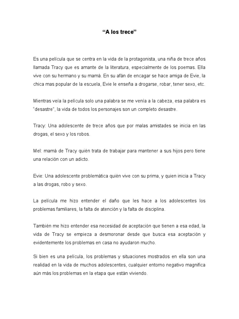 A Los Trece Película | PDF