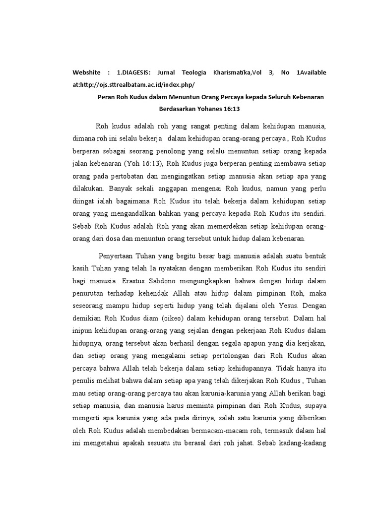 Jurnal (AutoRecovered) | PDF | Agama & Spiritualitas | Gaya Hidup