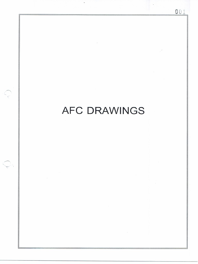 Afc. Drawings | PDF