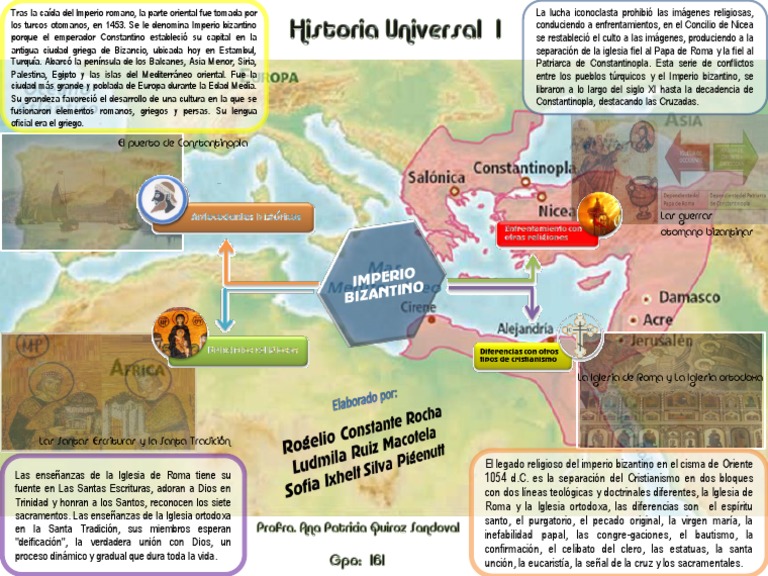 Cartel IMPERIO BIZANTINO | PDF | imperio Bizantino | Iglesia ortodoxa ...