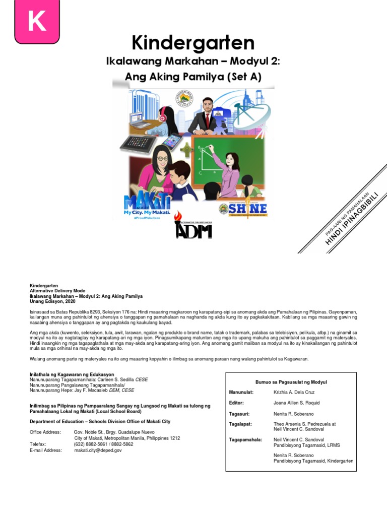 Kindergarten q2 Mod2 Seta | PDF