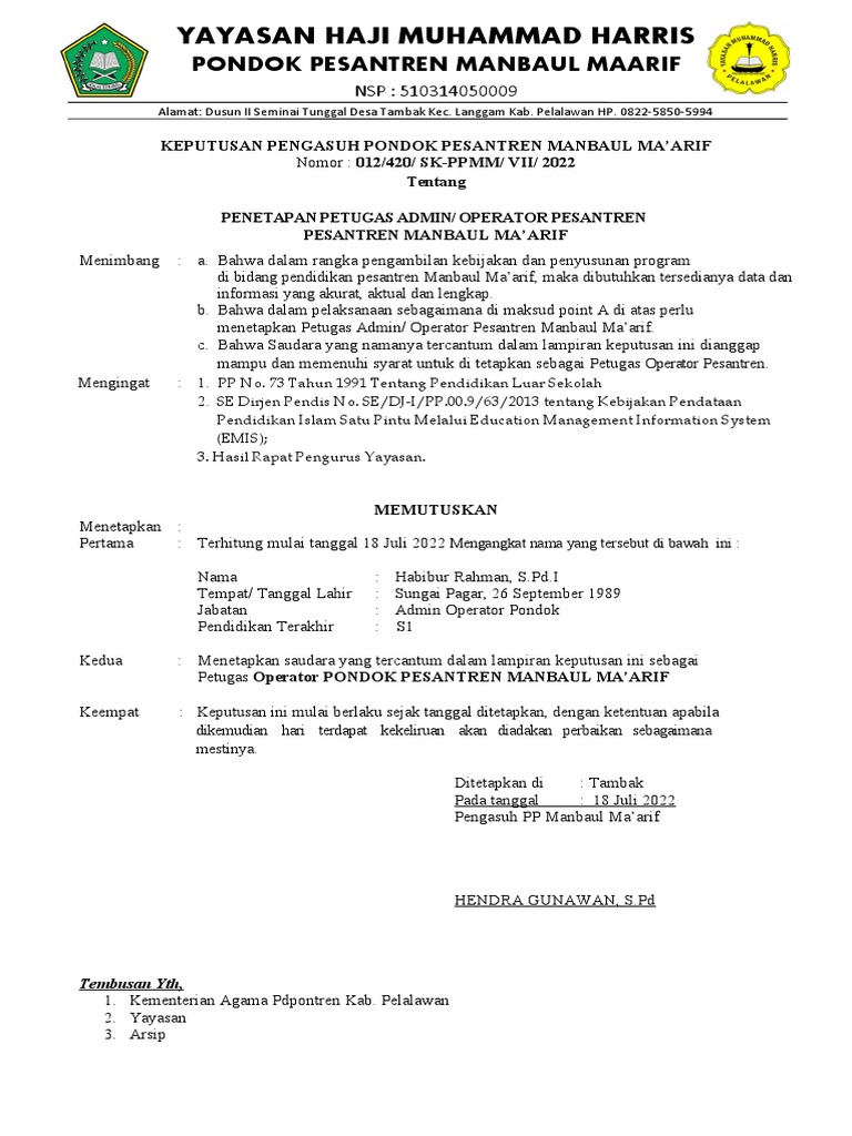 SK Operator PP | PDF