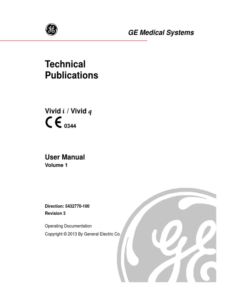 Vivid I - Vivid Q BT12 User Manual - English - UM - 5432770-100 - 3 ...
