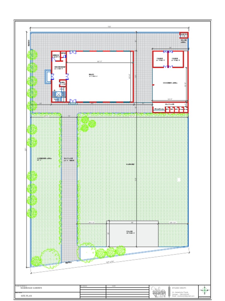 Marriage Garden Design Layout Plan | PDF