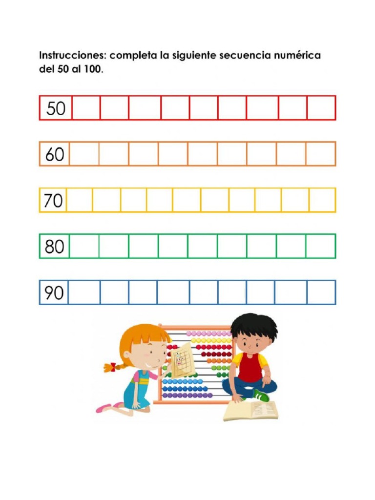 Secuencias de 10 en 10 | PDF