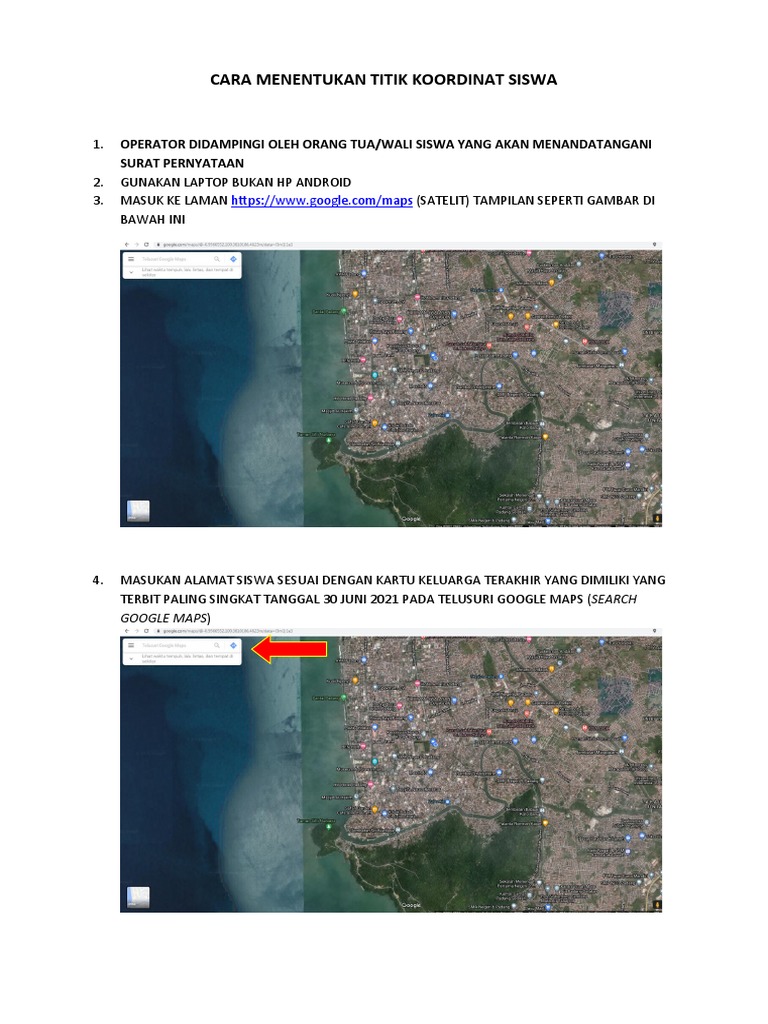 Menentukan Titik Koordinat Siswa | PDF