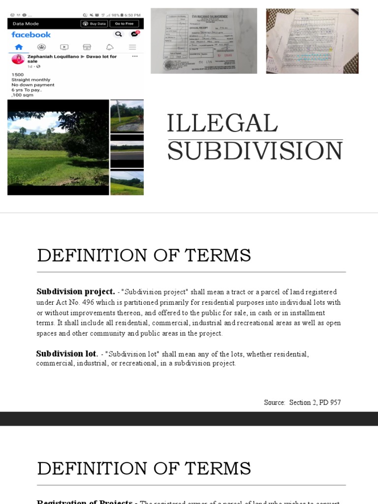 Illegal Subdivision Presentation Frank | PDF | Affidavit | Justice