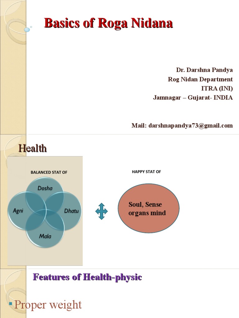 Basics of Roga | PDF | Ayurveda | Taste