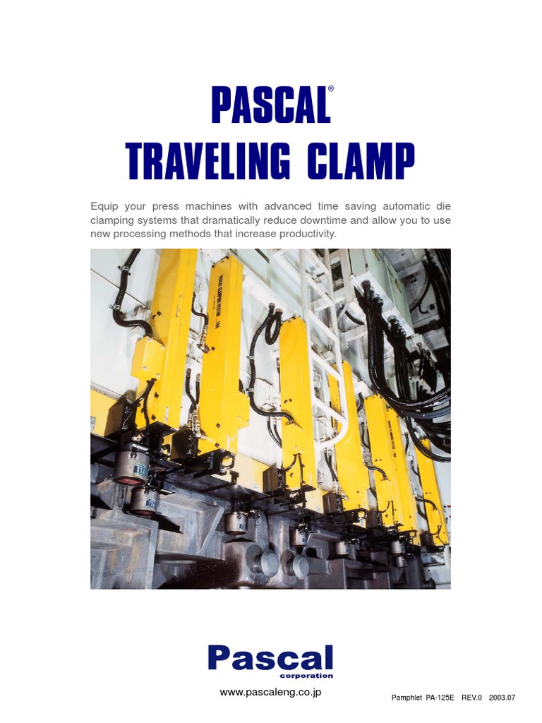 Pascal Traveling Clamp Brochure | PDF | Mechanical Engineering ...
