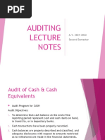 Audit Program - Cash | PDF | Banks | Service Industries