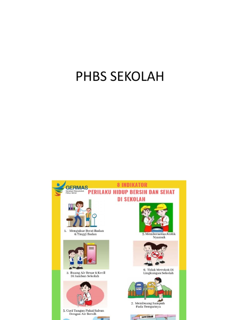 PHBS Sekolah | PDF