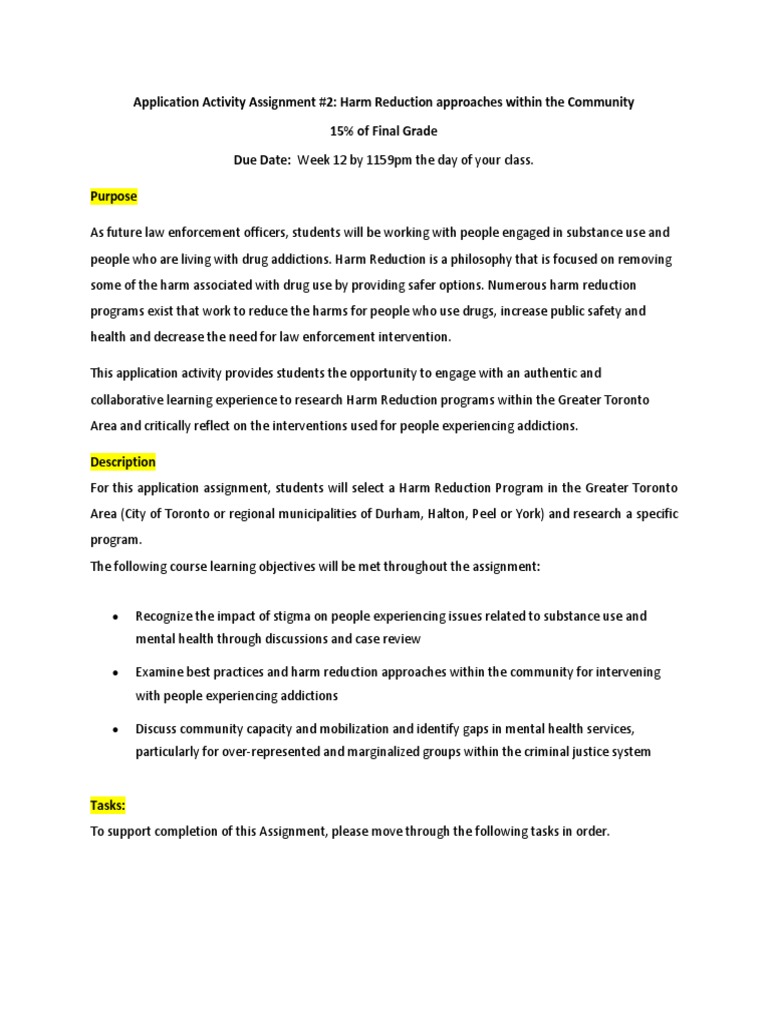 Harm Reduction Programs in GTA | PDF | Opioid Use Disorder | Addiction