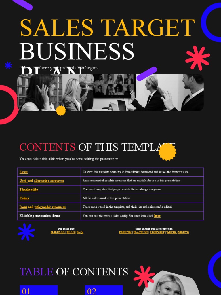 Sales Target Business Plan | PDF