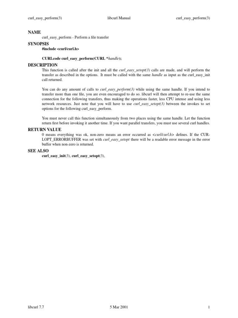 Perform File Transfer with libcurl | PDF