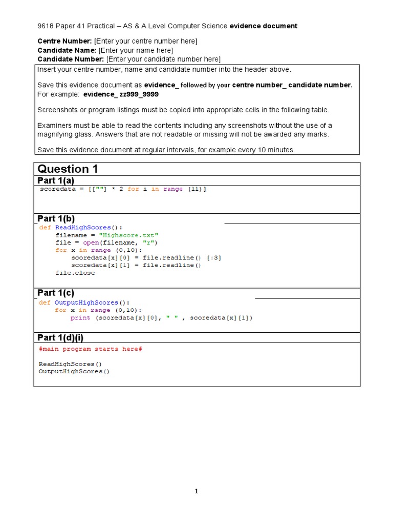 Evidence | PDF | Computing | Computer Science