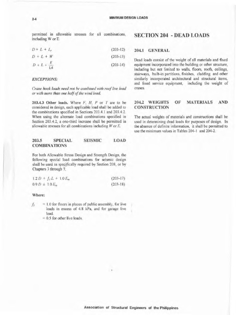 Minimum Design Loads Guide | PDF | Plaster | Wall
