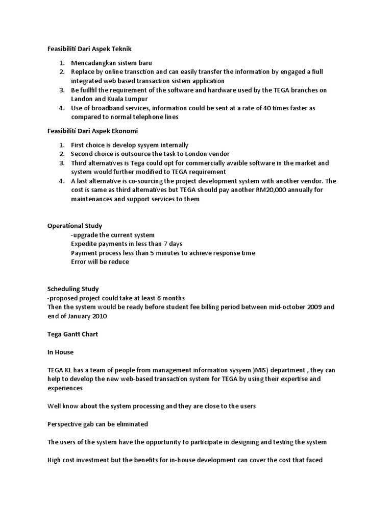Web-Based System Feasibility Study | PDF | Outsourcing | Information Technology