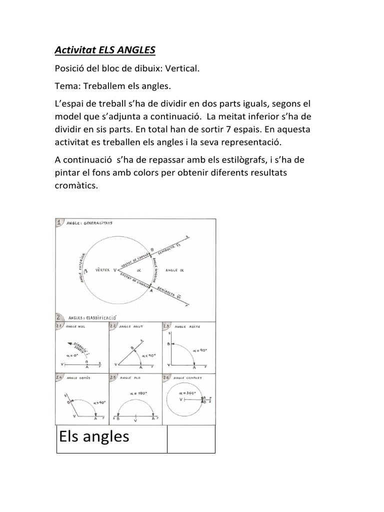 6476 20221106 Exercici Activitat Els Angles | PDF