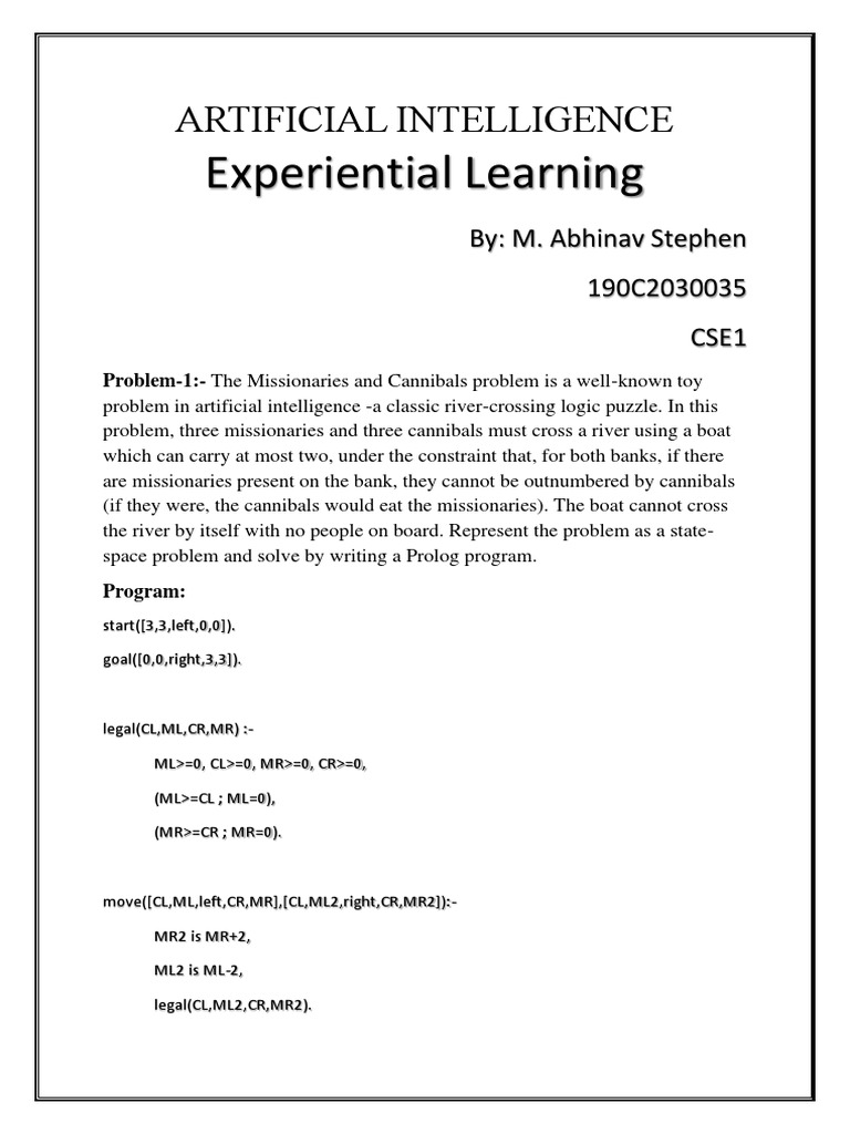 Abhinav - Stephen AI Experiential | PDF | Artificial Intelligence | Intelligence (AI) & Semantics