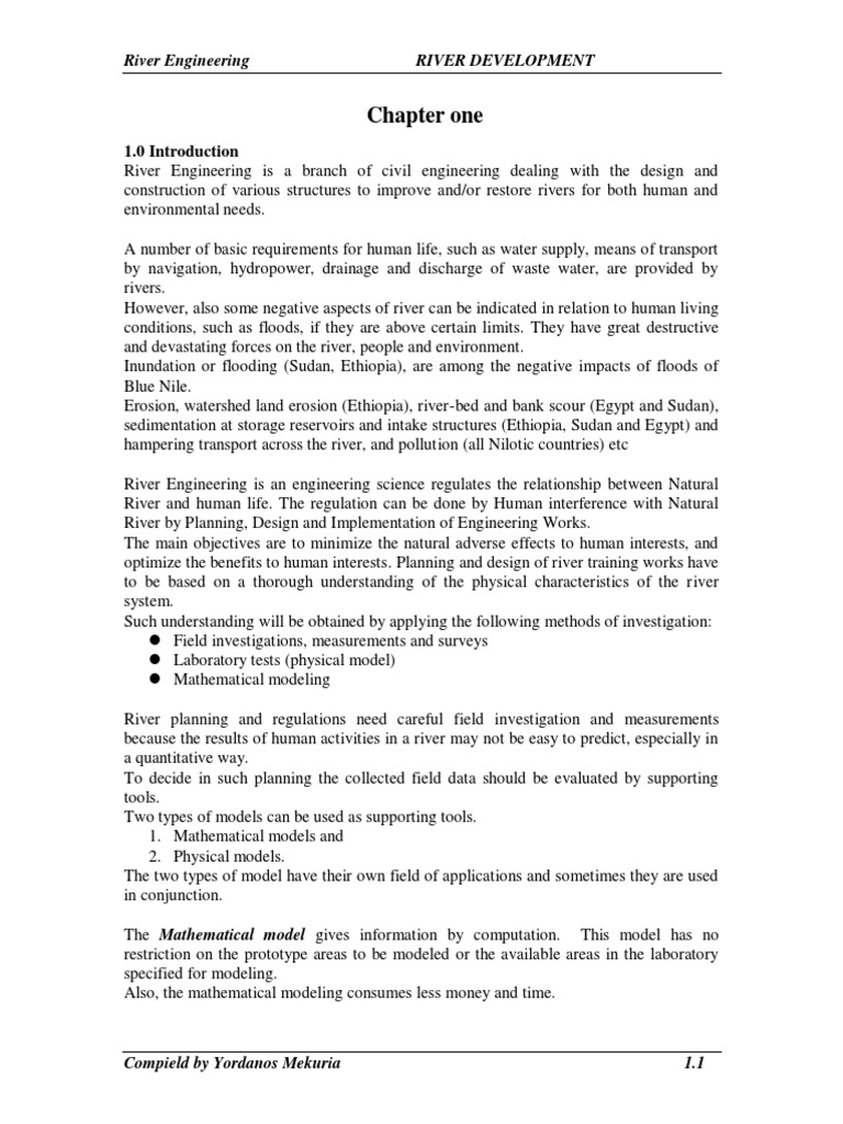 Chapter-1 Part-One | PDF | River | River Delta