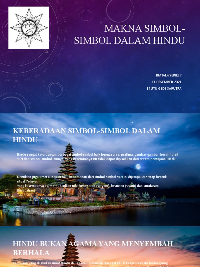 Makna Simbol-Simbol Dalam HINDU | PDF