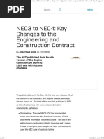 NEC3 Engineering and Construction Contract | PDF