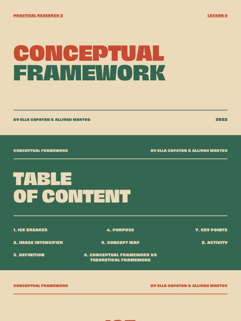 Conceptual Framework | PDF | Concept | Theory