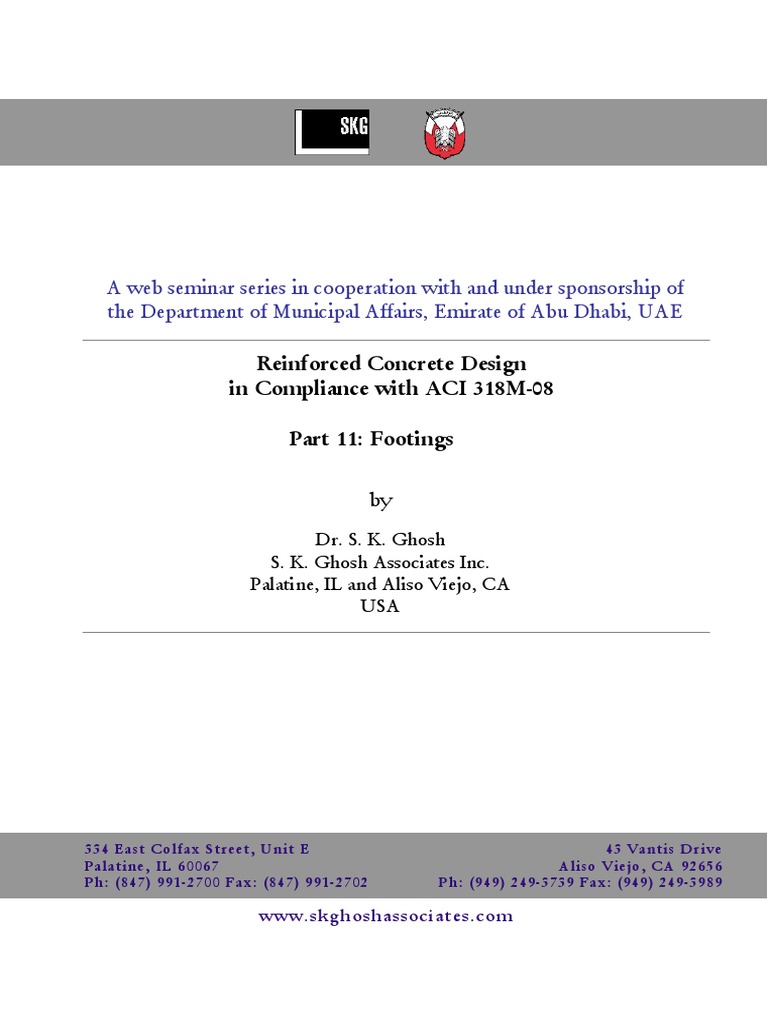RC - Design-Footings | PDF | Foundation (Engineering) | Deep Foundation