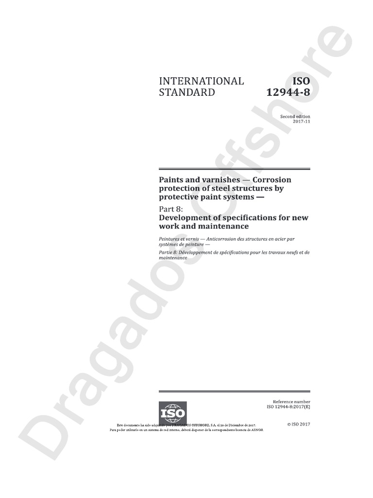 Iso 12944-8 (V2017) | PDF