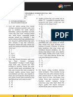 Latihan Soal Masuk INTEN | PDF