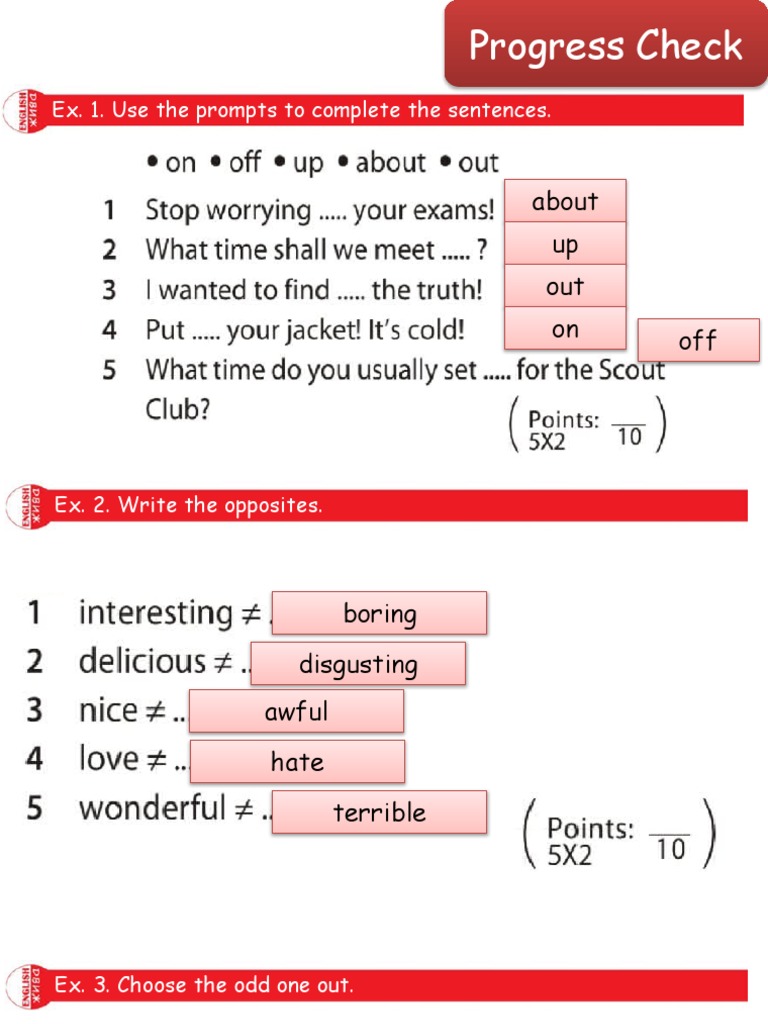 DVIZH Spotlight 6 m4 Progress Check WB | PDF
