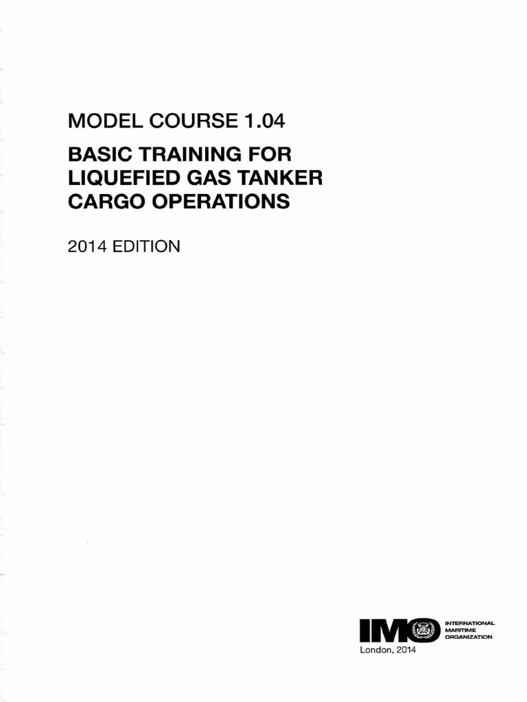 IMO Model Course 1.04 BLGT, 2014 Edition | PDF