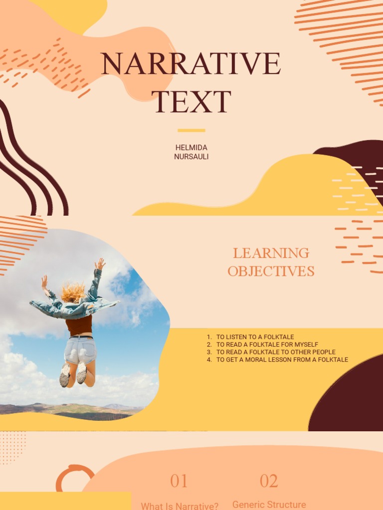 Materi Ajar Kelas 9 - Narrative | PDF | Noun | Linguistics