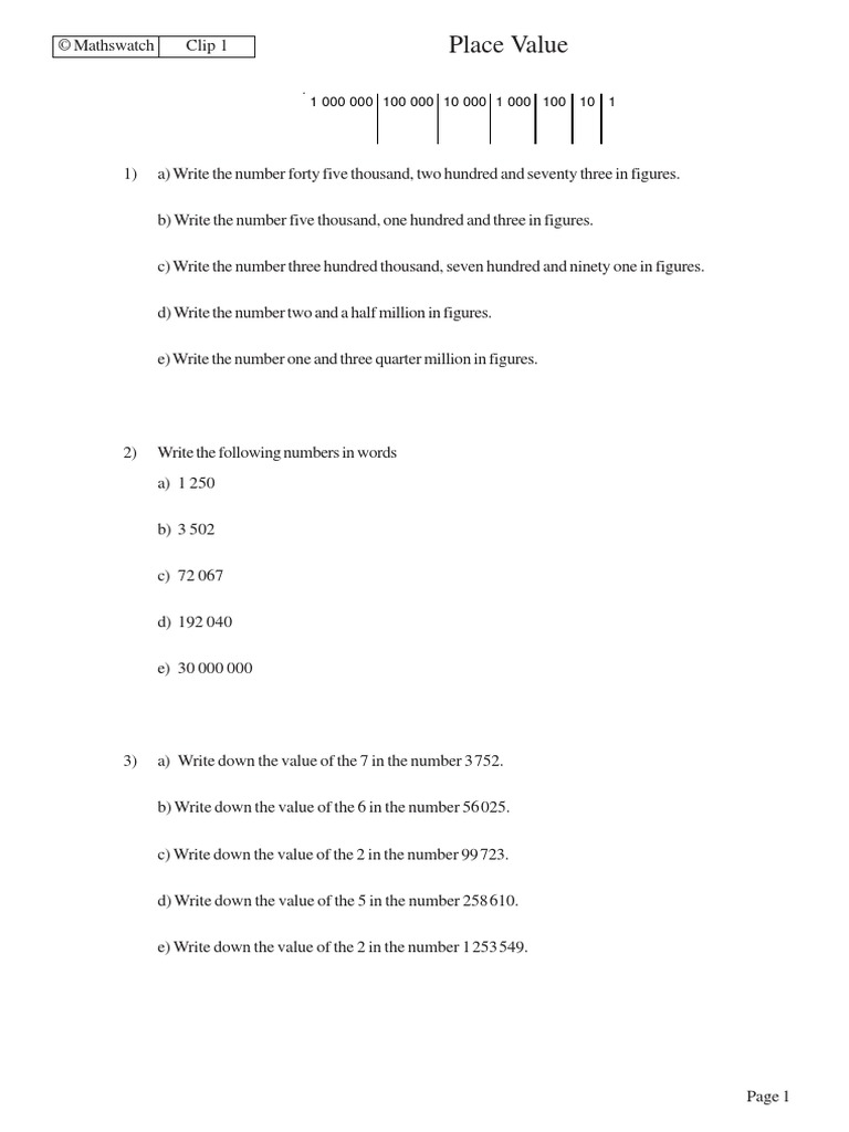 AQA Foundation Unit 2 Worksheets | PDF