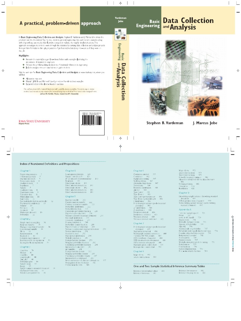 Basic Engineering Data Collection and Analysis | PDF | Probability Distribution | Regression ...