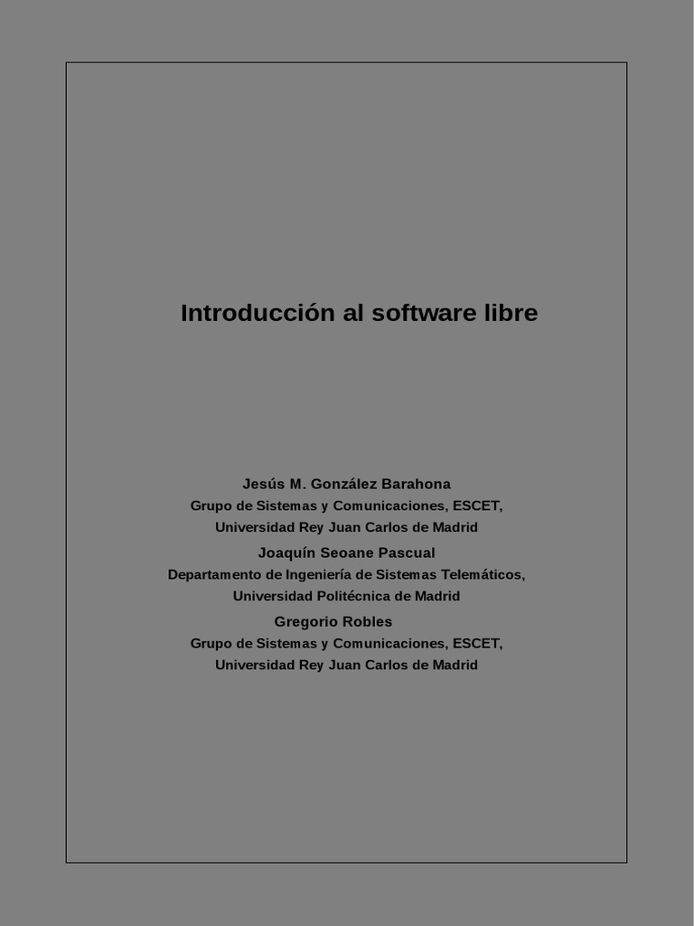 Libro Paginado | PDF | Software libre | Distribución de software de Berkeley