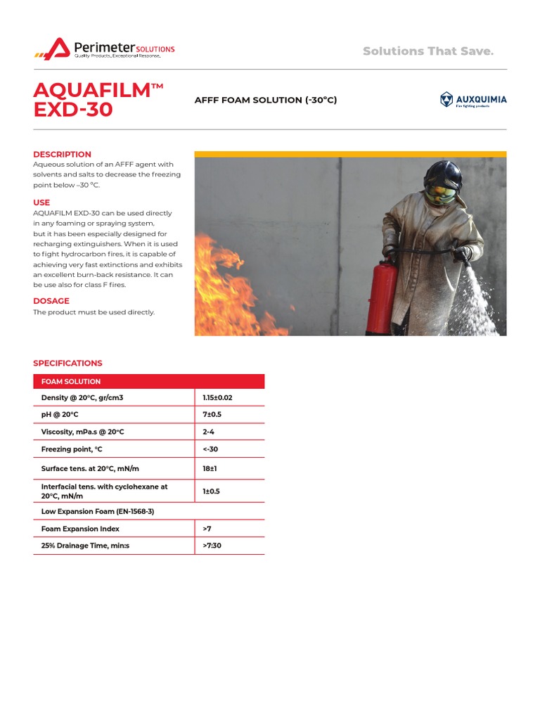 AUXQUIMIA - AQUAFILM - EXD 30 Eng A4 | PDF | Water | Chemical Substances