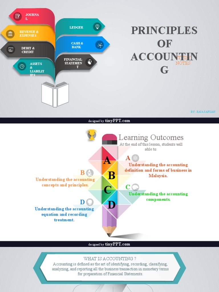 Principles of Accounting | PDF | Debits And Credits | Bookkeeping