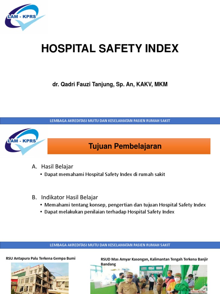 Hospital Safety Index | PDF