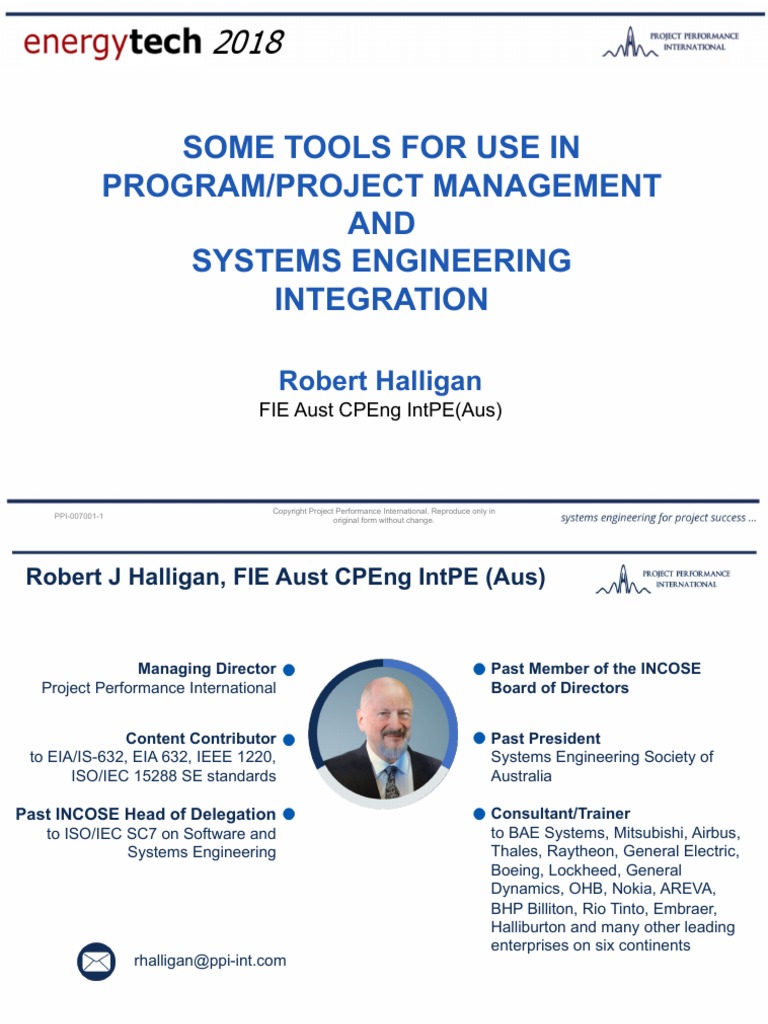 PPI Presentation Integrating PM and SE | PDF | Technology & Engineering