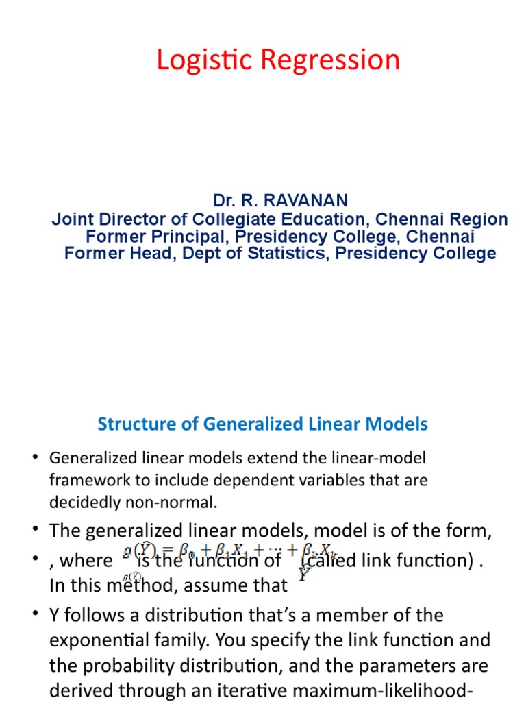Logistic Regression | PDF