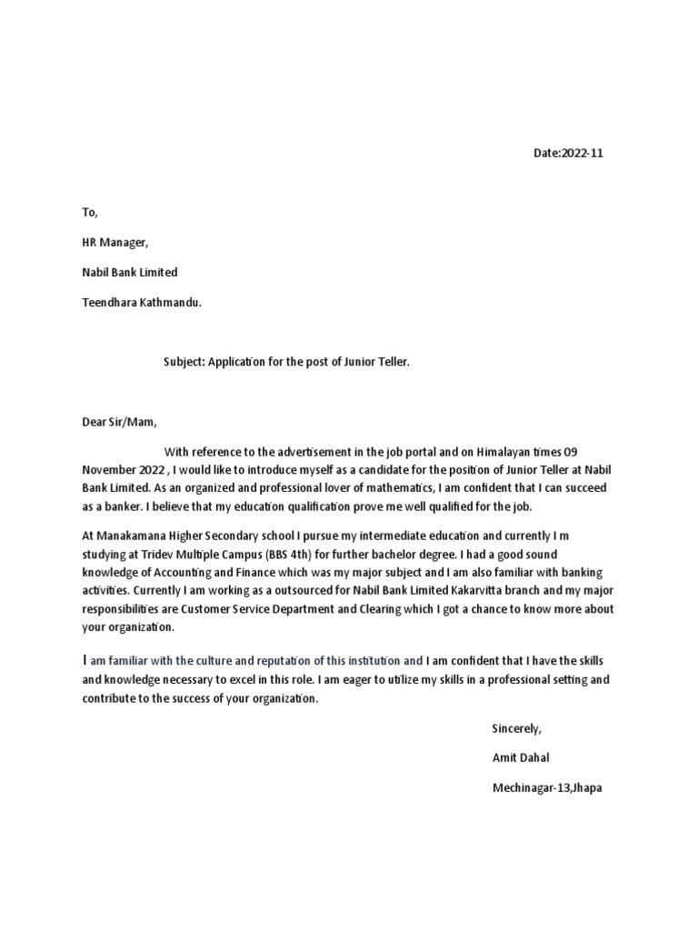 Job Application | PDF