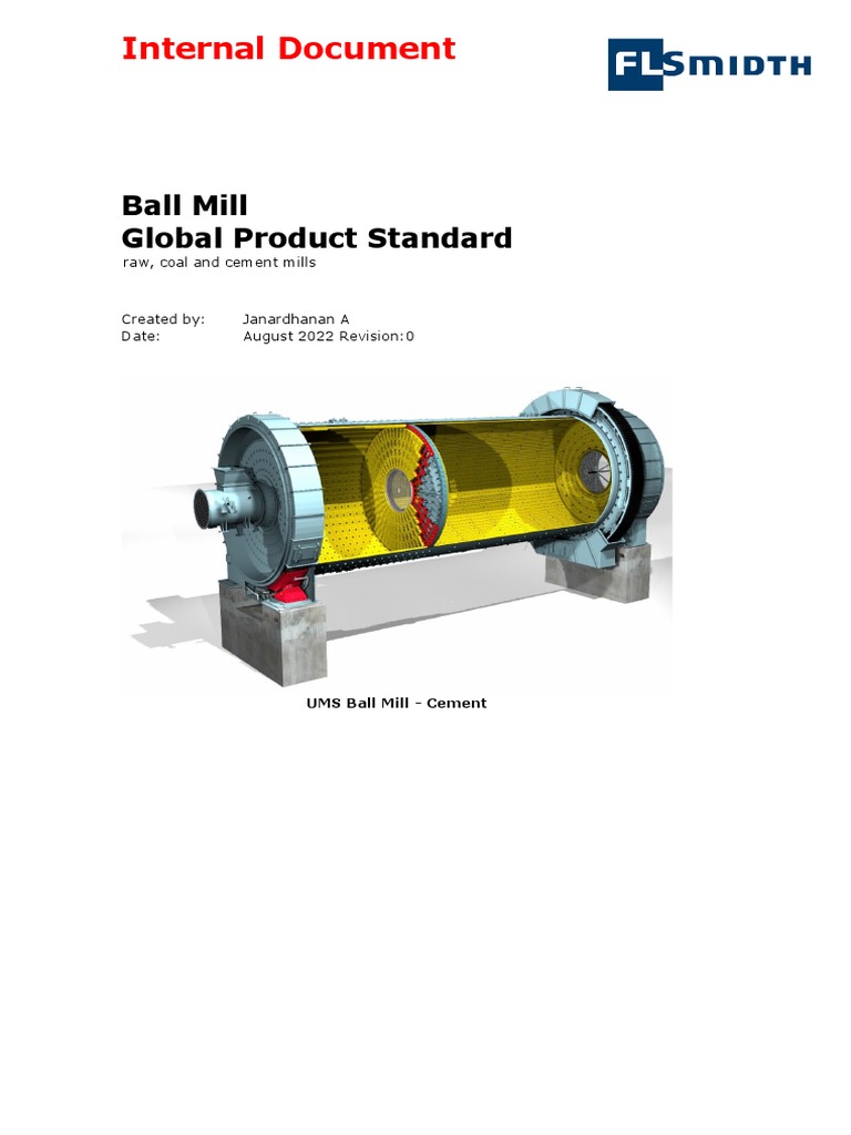 Standardizing Success: A Global Product Standard for Ball Mills ...