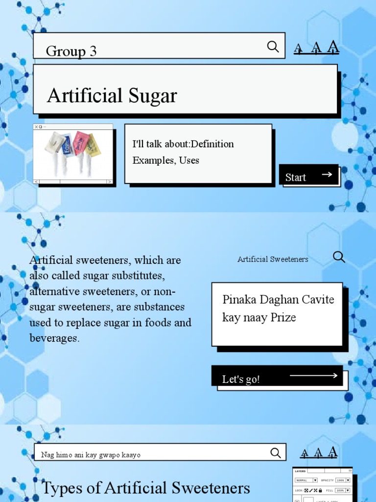 Overview of Artificial Sweeteners | PDF | Sugar Substitute | Food And Drink