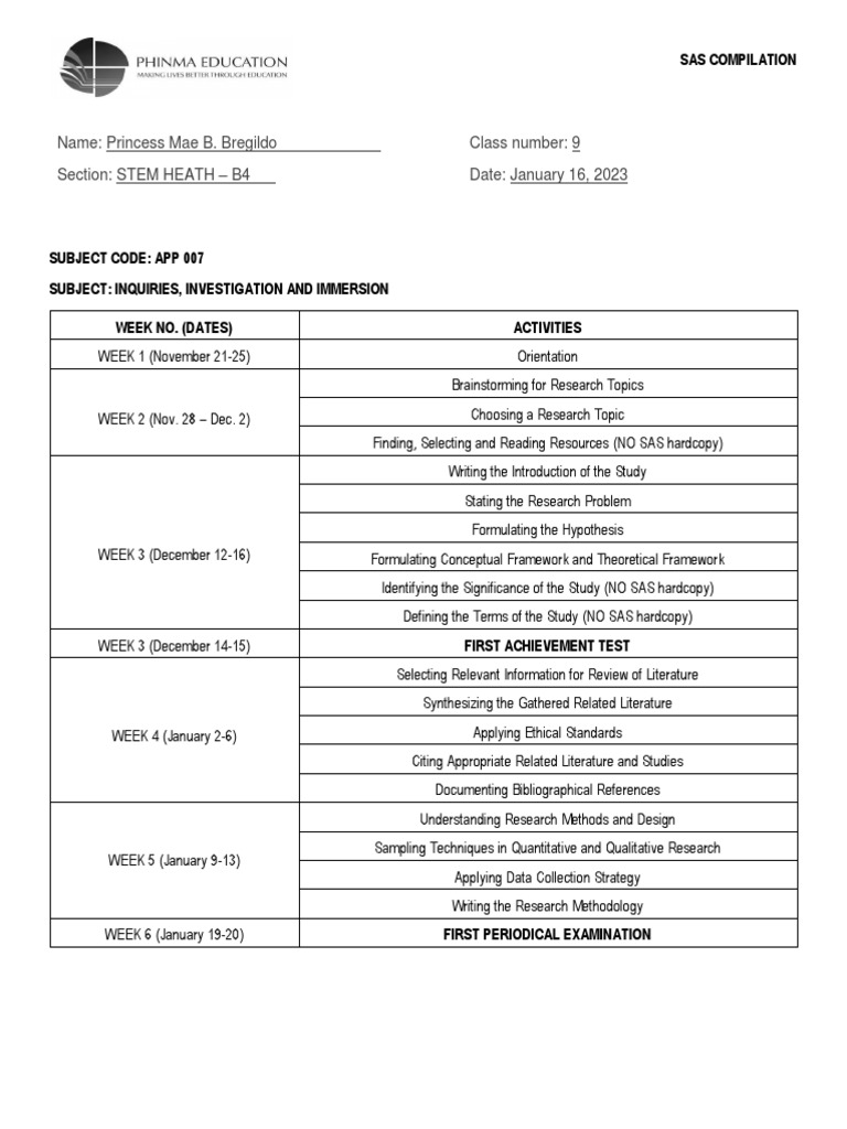App 007 Sas Compilation Just Edit Info | PDF | Cognition | Scientific Method