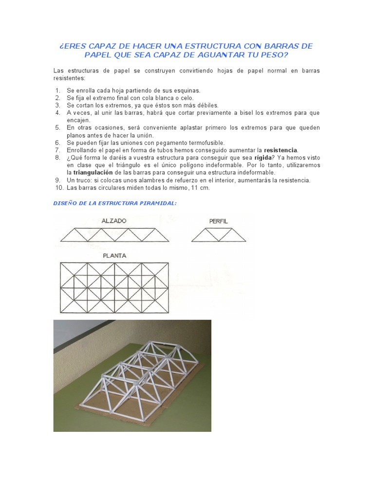 2 Eso Proyecto Estructuras | PDF