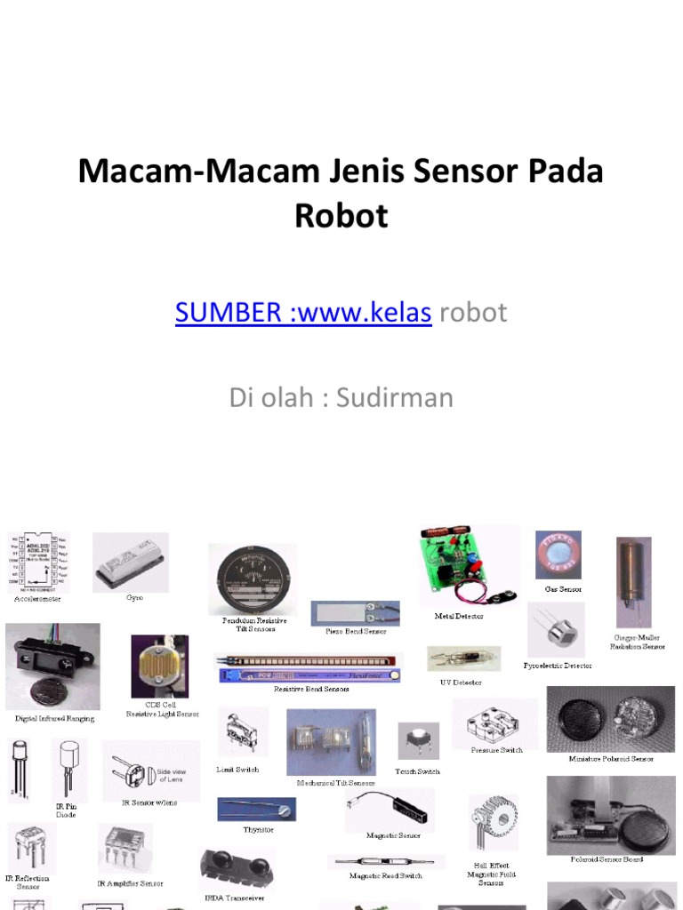 Jenis Sensor Robot | PDF
