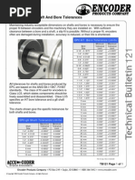 ISO Tolerance Chart h6 g6 H7 | PDF